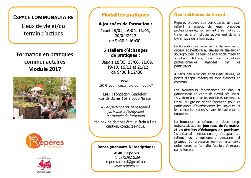 « Espace communautaire : Lieux de vie et/ou terrain d'actions ...